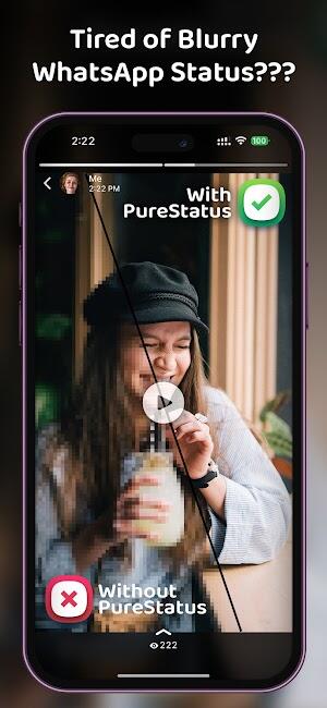 Pure Status MOD APK Terbaru 2025 (Premium, No Watermark)
