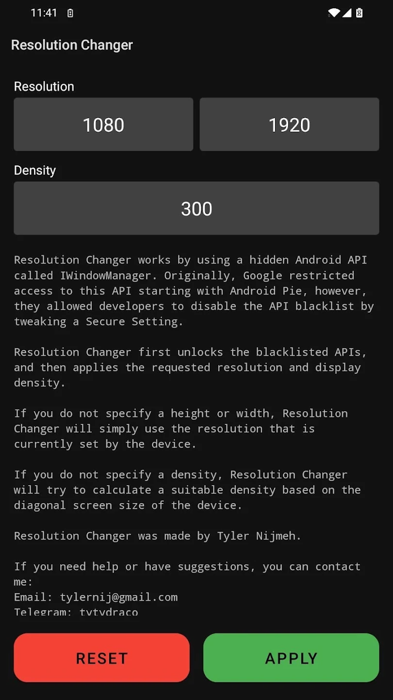 Download Resolution Changer APK for Android (Terbaru 2025)