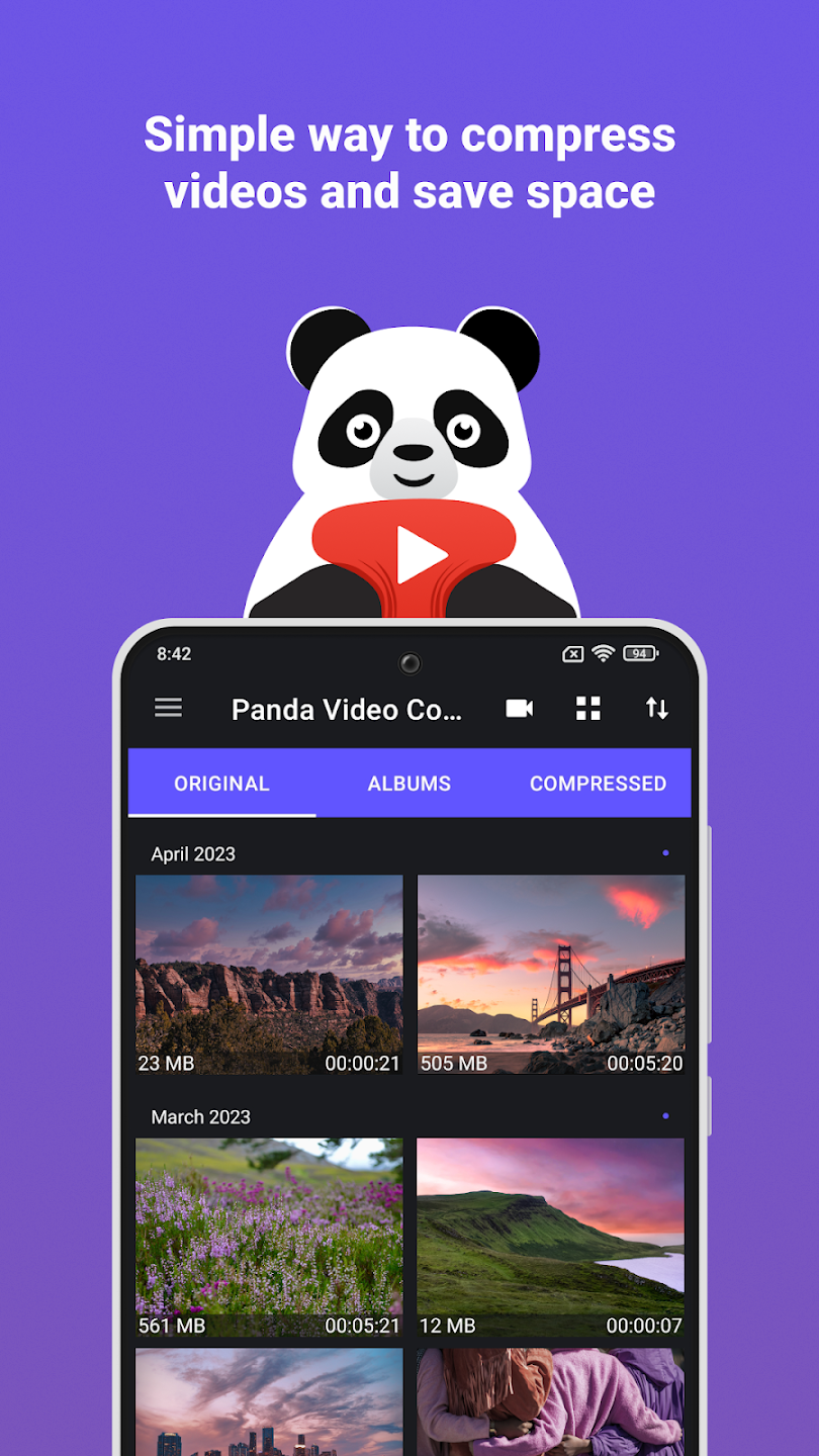 Video Compressor Panda MOD APK 2025 (Premium Unlocked)