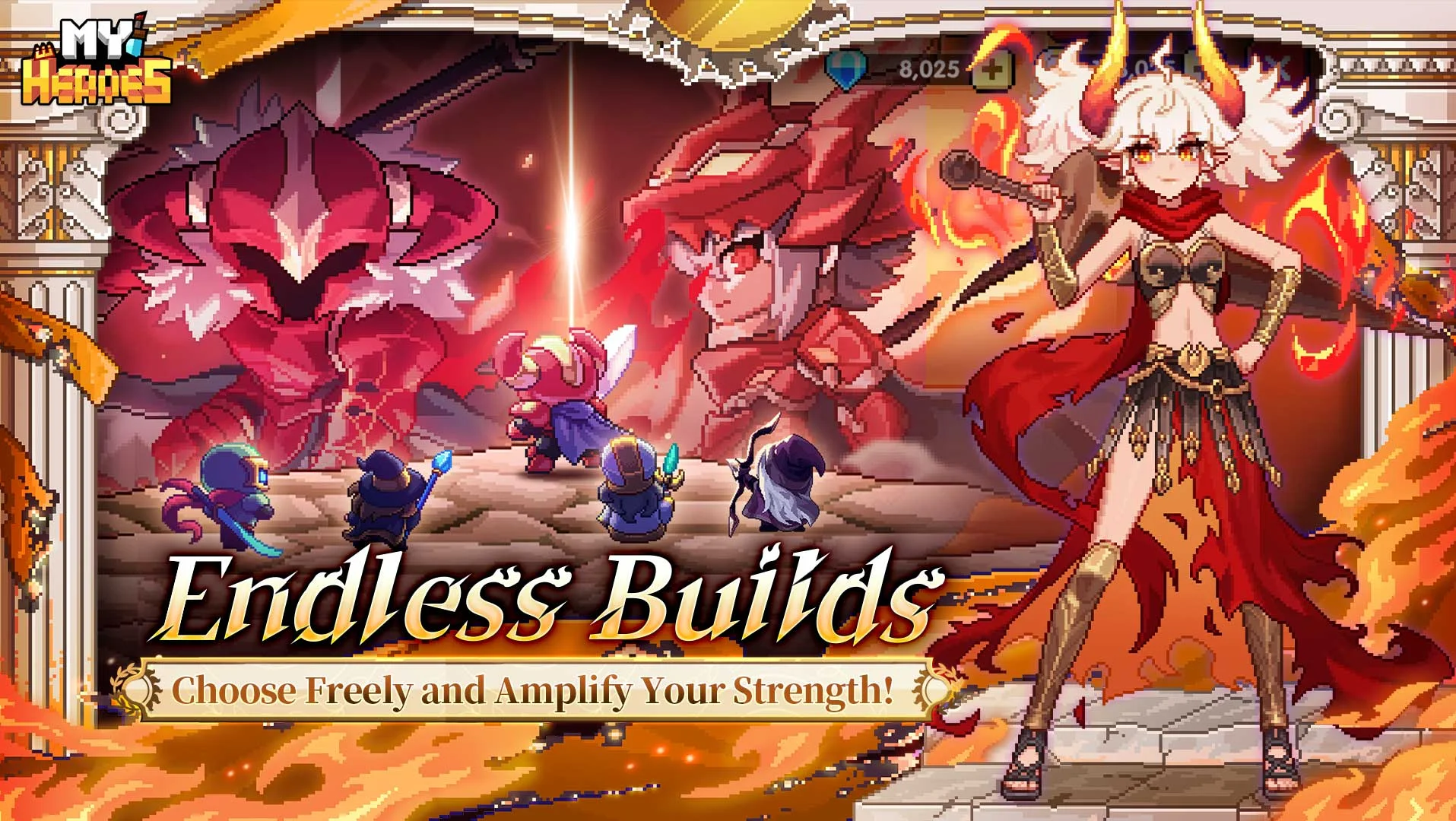 My Heroes: Dungeon Raid MOD APK 2025 (Damage/Defense)