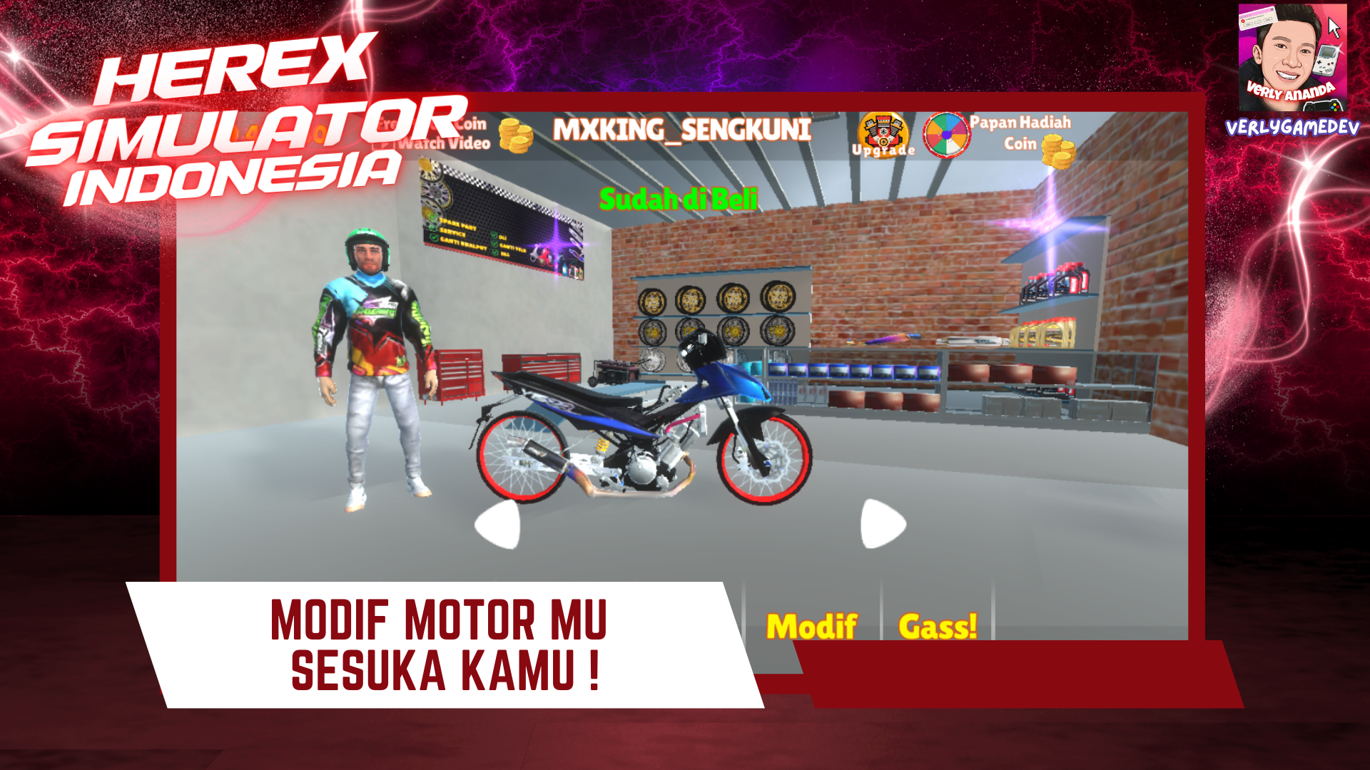 Herex Simulator Indonesia MOD APK 2026 (Koin Tak Terbatas)