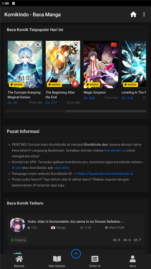 Download KomikIndo APK 2025 (Baca Komik Manga Indo)