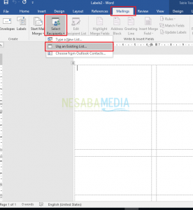 2 Cara Membuat Label Undangan di Ms. Word (Lengkap+Gambar)