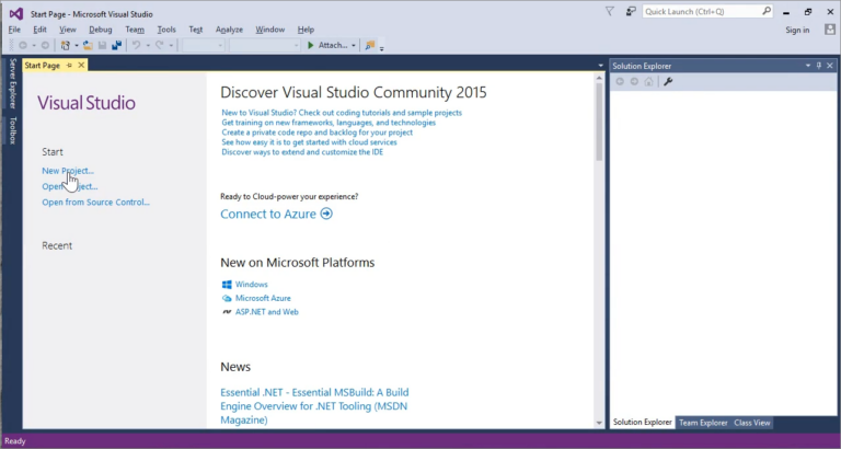 Download Visual Studio Community 2015 (Offline Installer)