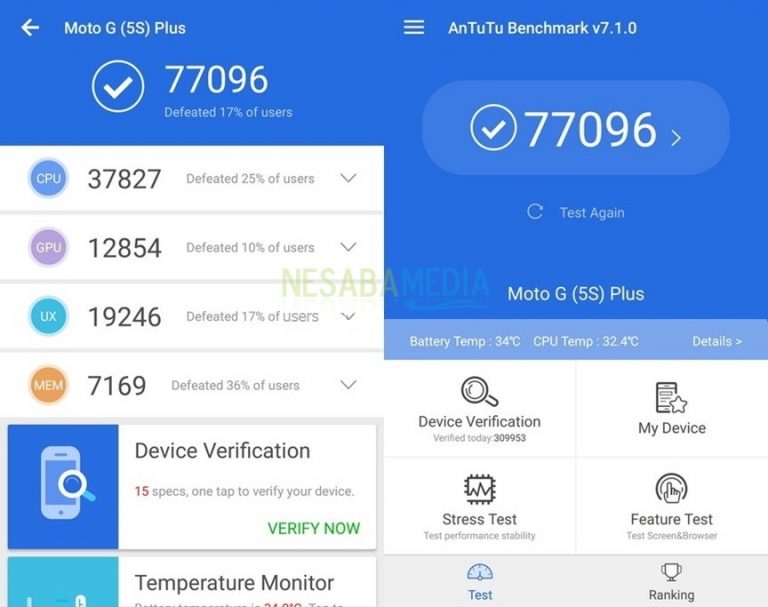 (100%% Akurat) Cara Cek Skor AnTuTu Benchmark di HP Android