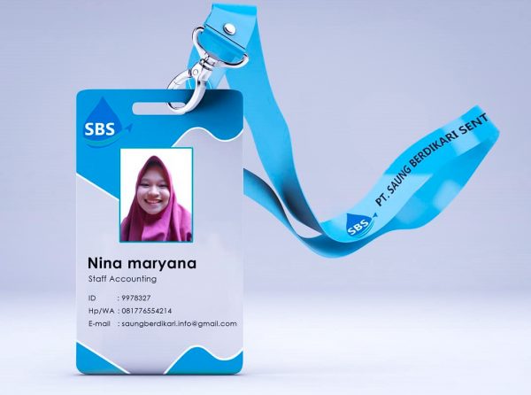 10 Contoh Id Card Untuk Panitia Karyawan Tamu Dll Unik And Menarik