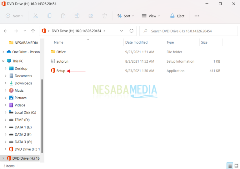 Cara Install Microsoft Office 2021 Lengkap Gambar