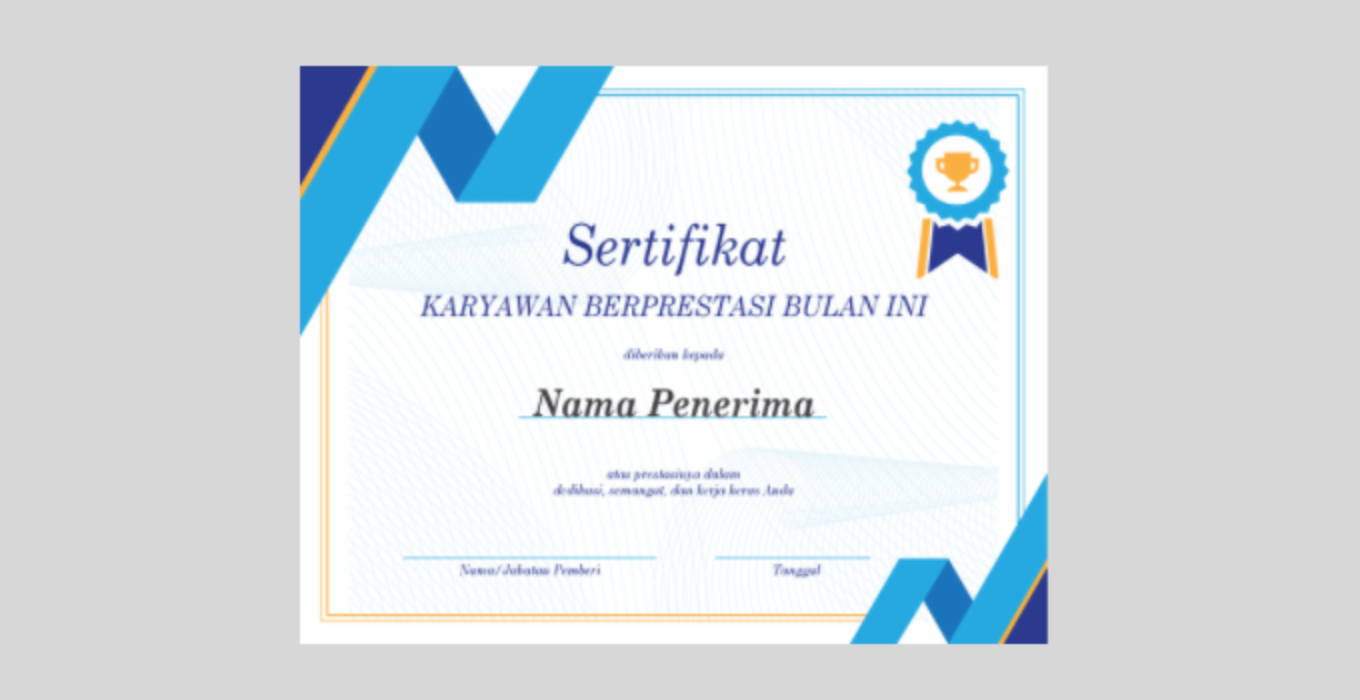 Panduan Cara Membuat Sertifikat di Word (Lengkap+Gambar)
