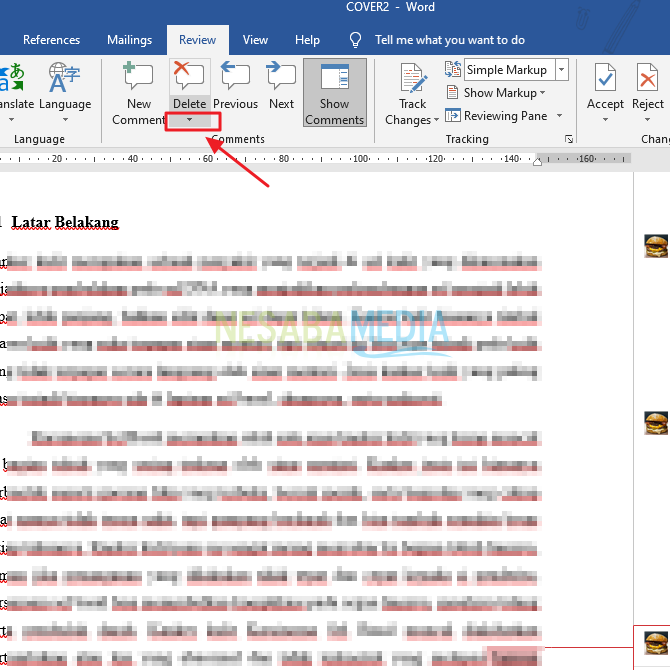 Cara Menghilangkan Comment di Word Permanen (Semua Versi) Cara Menghilangkan Comment di Word Permanen (Semua Versi)