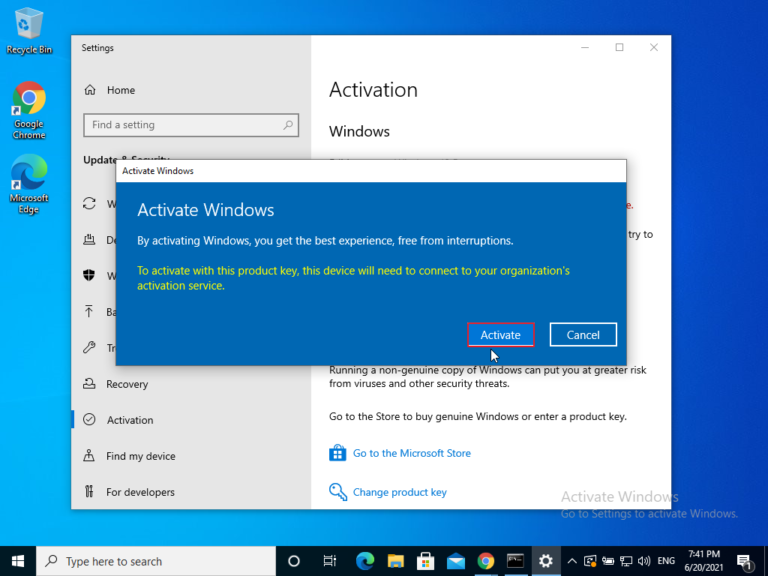 Cara aktivasi Windows 10 100% Permanen | HMJTIUWH