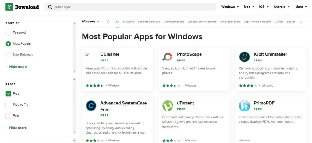 10 Rekomendasi Situs Download Aplikasi PC (Lengkap & Gratis)