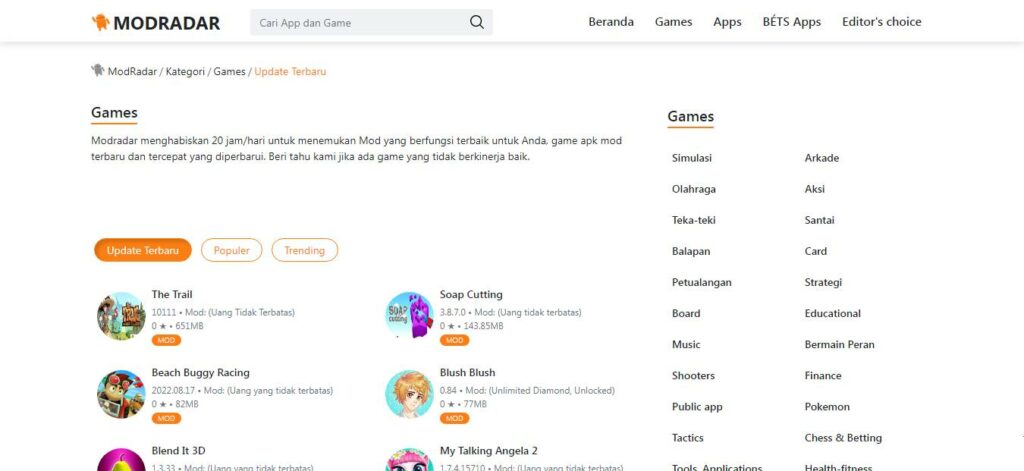 15 Rekomendasi Situs Download Game MOD (Terlengkap)