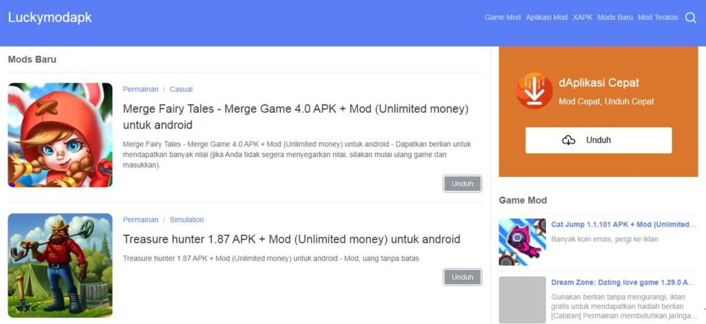 15 Rekomendasi Situs Download Game MOD (Terlengkap)