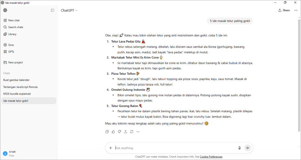 Download OpenAI ChatGPT Desktop (Terbaru 2025)
